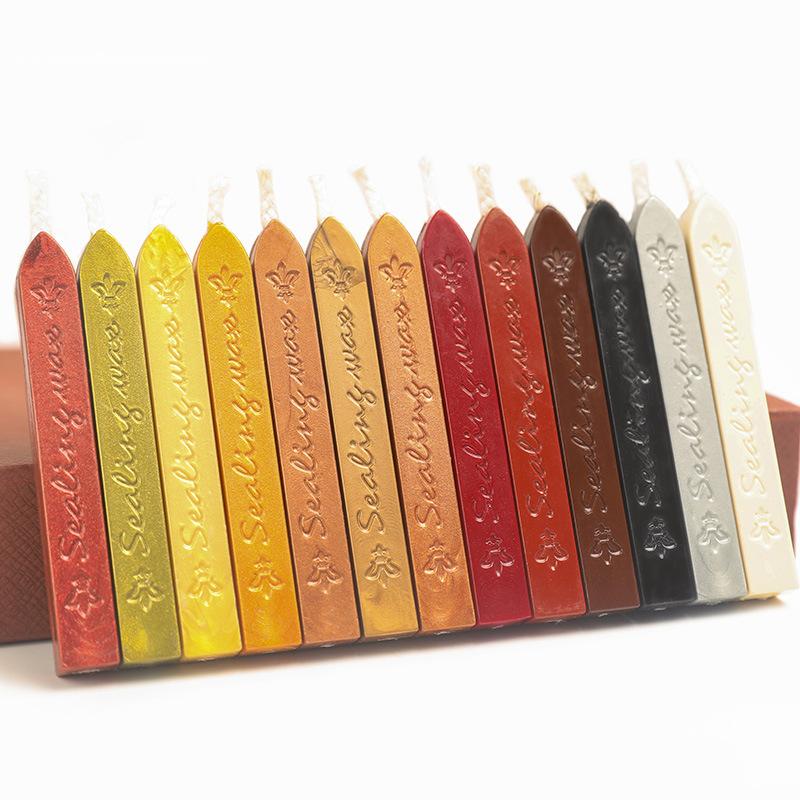 シーリングワックス 芯付き 封蝋 封ろう スティック 手紙 レター 招待状 封筒 DIY シーリングスタンプ用品 : KAWAeMON - 通販 - Yahoo!ショッピング