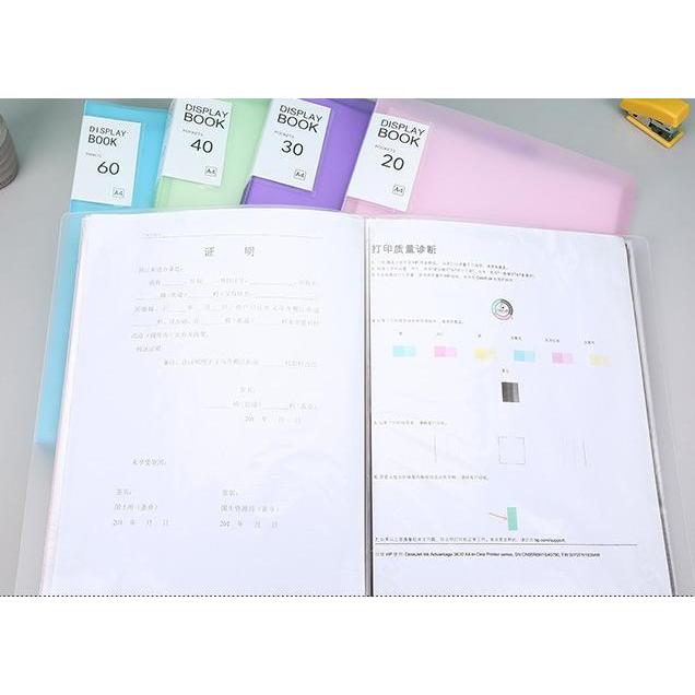 ファイルブック ファイルケース ドキュメントファイル A4 20ページ 30ページ 書類ケース プリント整理 持ち運び クリアポケット 収納 日用品雑 : KAWAeMON - 通販 ...