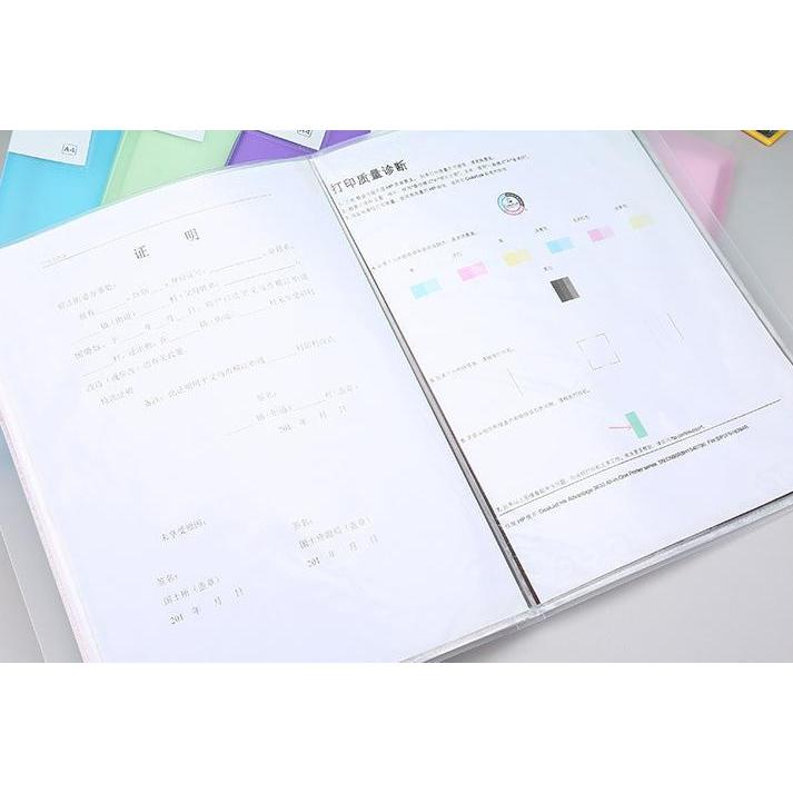 ファイルブック ファイルケース ドキュメントファイル A4 20ページ 30ページ 書類ケース プリント整理 持ち運び クリアポケット 収納 日用品雑 : KAWAeMON - 通販 ...