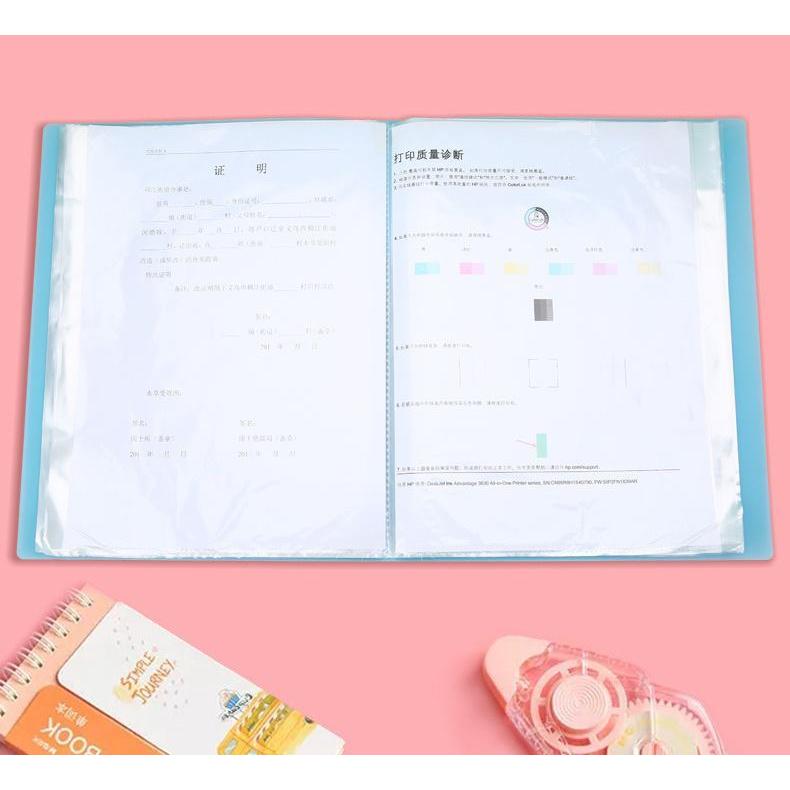 ファイルブック ファイルケース ドキュメントファイル A4 20ページ 30ページ 書類ケース プリント整理 持ち運び クリアポケット 収納 日用品雑 : KAWAeMON - 通販 ...