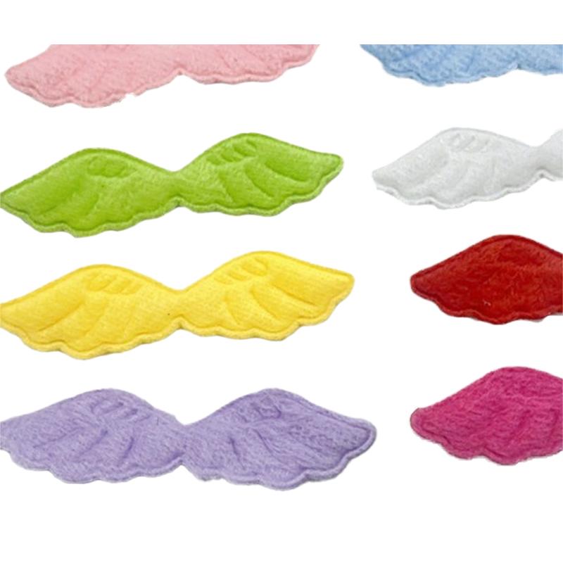 アップリケ ワッペン 20枚セット 天使の羽根 エンジェル ハンドクラフト 材料 手芸 ハンドメイド クラフトパーツ 手作り 縫製材料 DIY キーホ : zak-56936 ...