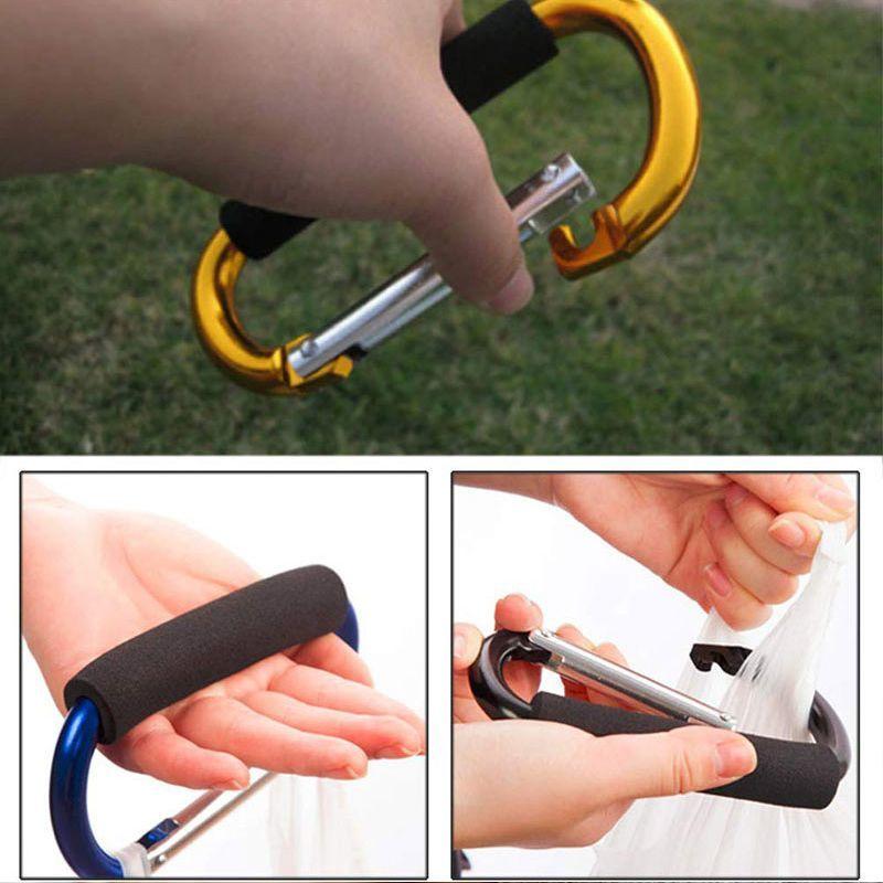 カラビナ D型 単品 アウトドア 登山 キャンプ フック ビッグサイズ 大きめサイズ 吊り下げ ぶら下げ キーホルダー キーリング 旅行 釣り ロープ : KAWAeMON - 通販 ...