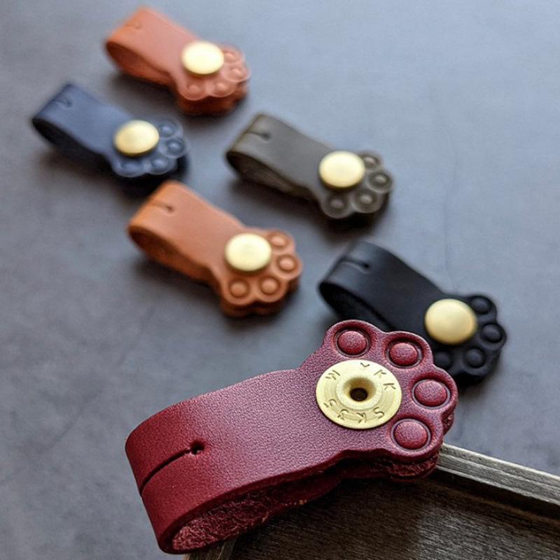 結束バンド ケーブルバンド ケーブルホルダー 1個 ネコ 猫 足 手 コード イヤホン USBケーブル PCアクセサリー スマホ用品 まとめる 束ねる : KAWAeMON - 通販 ...