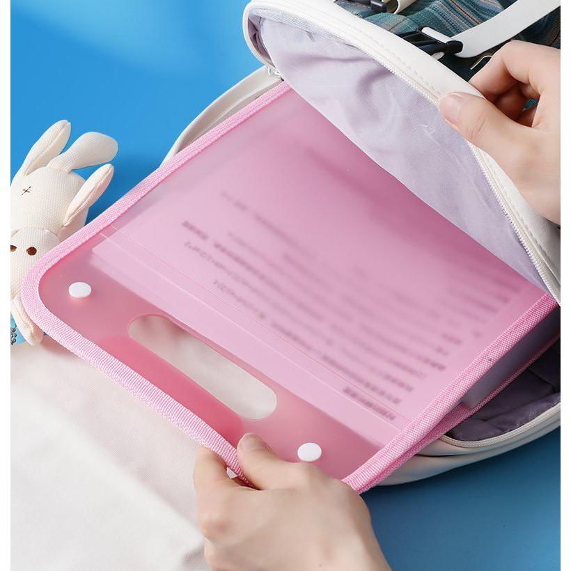 クリアファイルケース ドキュメントファイルホルダー バッグ型書類ケース A4収納 文具 ステーショナリー 13ポケット 防水 じゃばら 持ち運び : KAWAeMON - 通販 - Yahoo ...