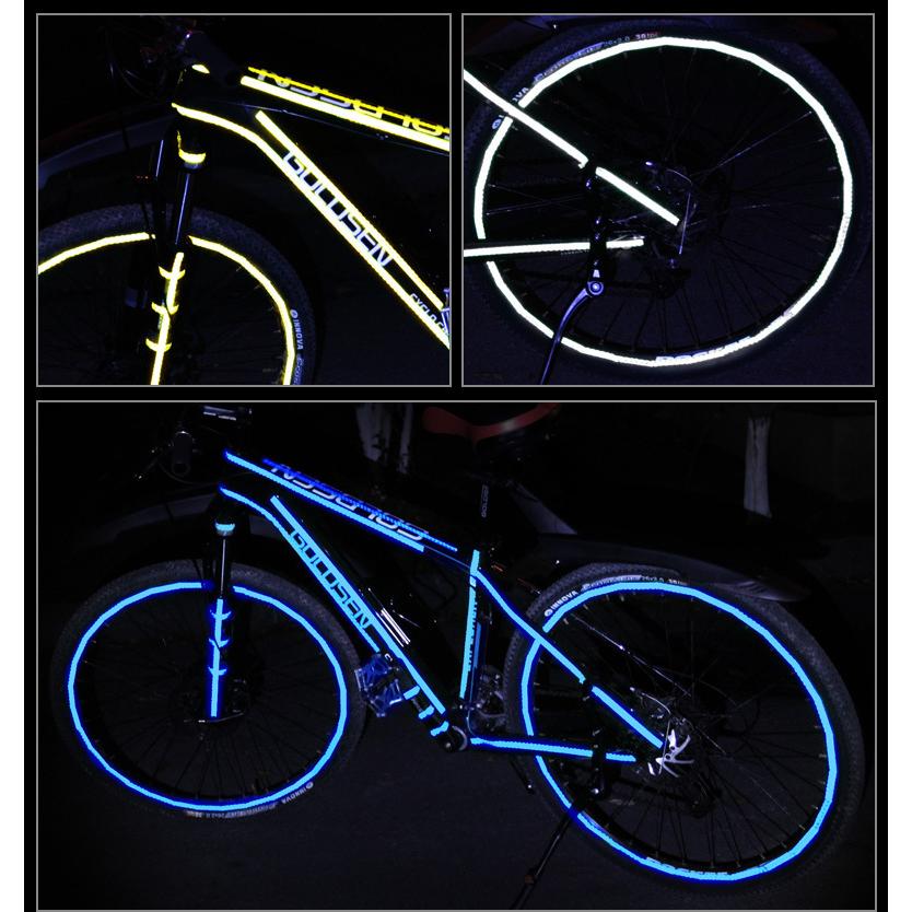 反射テープ 蛍光反射シール 幅1cm 長さ8m ステッカー リフレクター 反射板 バイク 自転車 車 夜間 警告 安全 事故防止 : KAWAeMON - 通販 - Yahoo!ショッピング