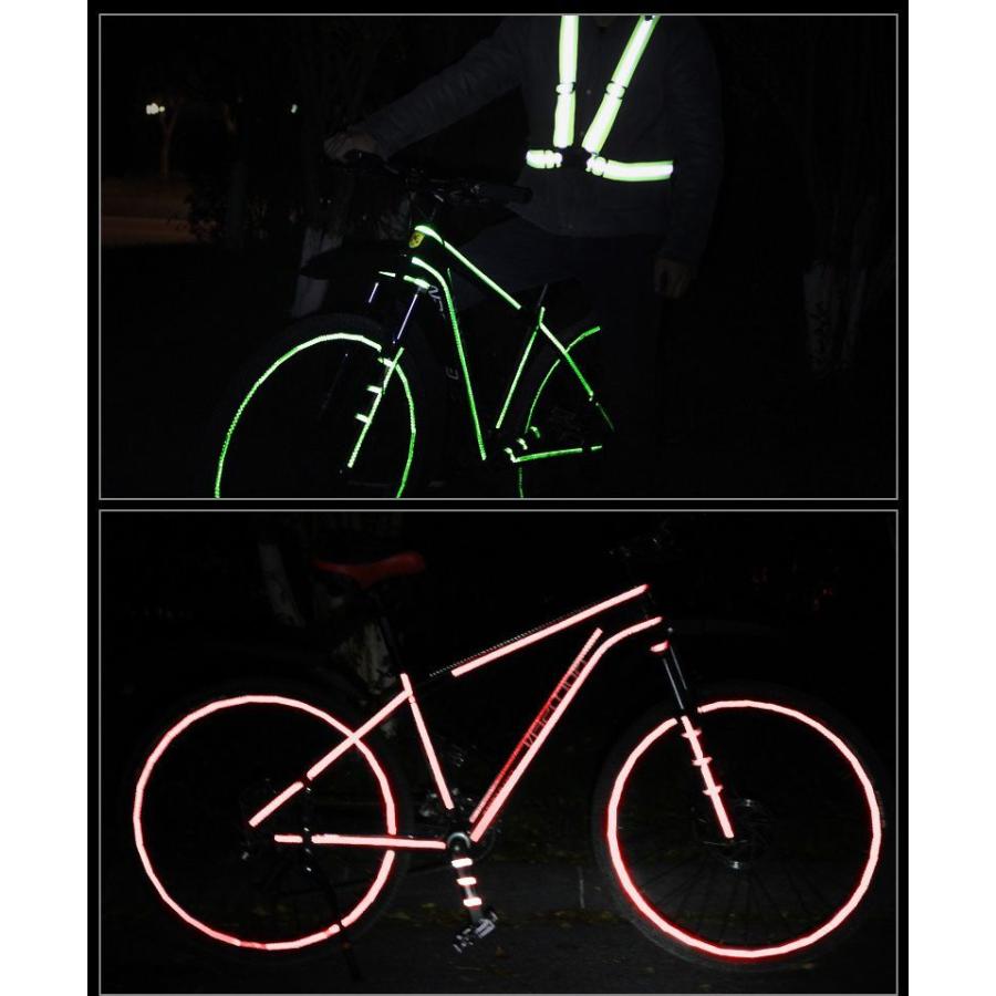 反射テープ 蛍光反射シール 幅1cm 長さ8m ステッカー リフレクター 反射板 バイク 自転車 車 夜間 警告 安全 事故防止 : KAWAeMON - 通販 - Yahoo!ショッピング