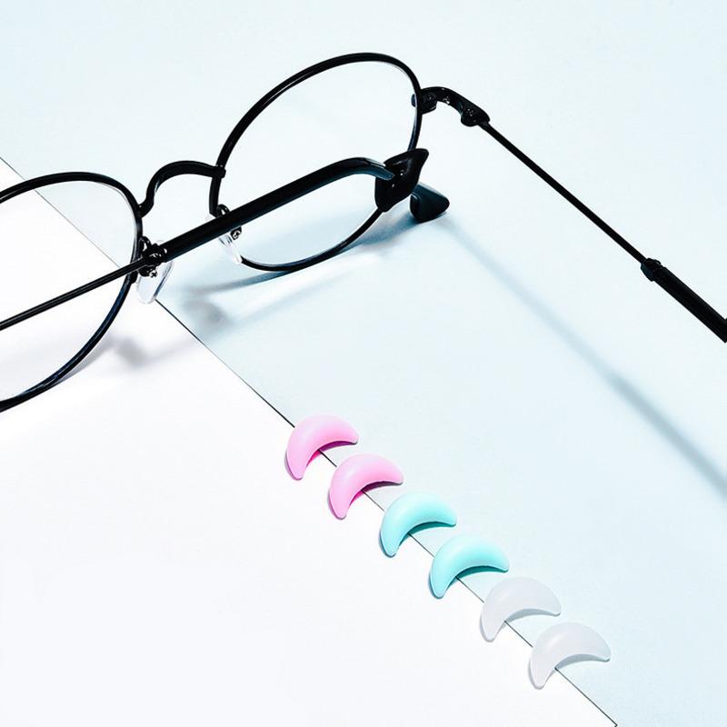 メガネストッパー 5組セット メガネ滑り止め ズレ防止 落下防止 固定 シリコン 簡単装着 スポーツ 運動 メガネ 眼鏡 サングラス ソフト 三日月 : KAWAeMON - 通販 ...