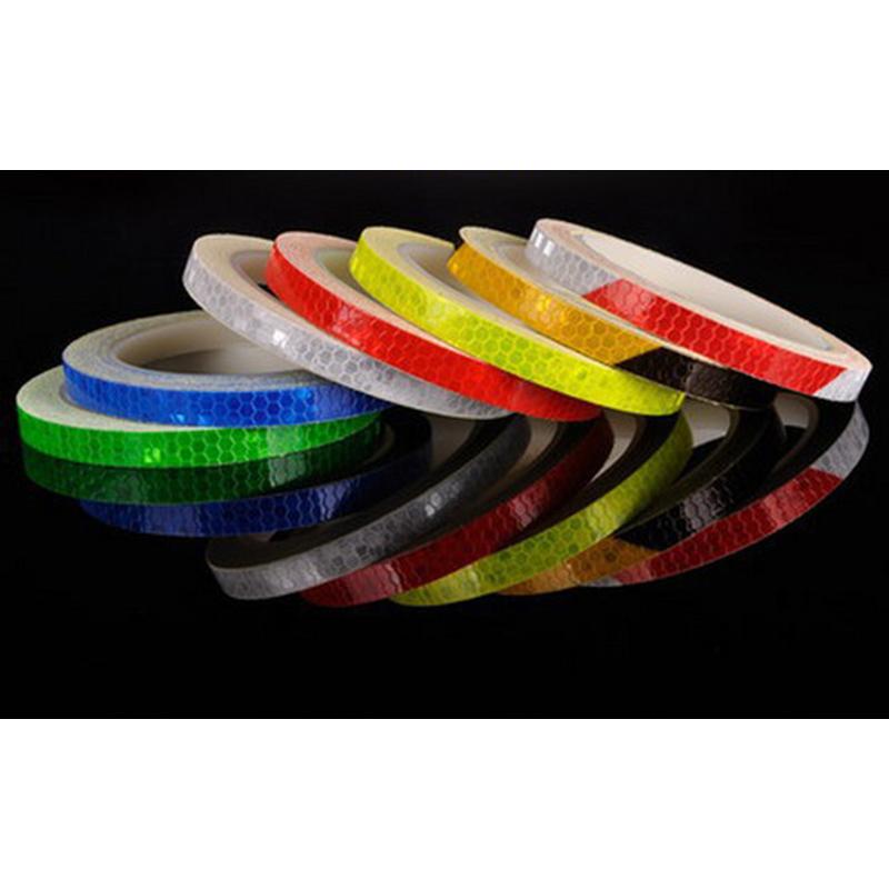 反射テープ 8m リフレクター ステッカー シール 夜間 安全対策 バイク 自転車 車 幅1cm 追突防止 セーフティーグッズ バイク用品 カー用品 : zak-60161 ...
