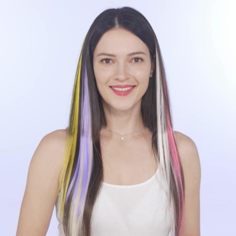 エクステ ワンタッチエクステ カラー メッシュ つけ毛 部分ウィッグ ウィッグ カラバリ豊富 イメチェン ロング セミロング かわいい おしゃれ ヘア : KAWAeMON - 通販 ...