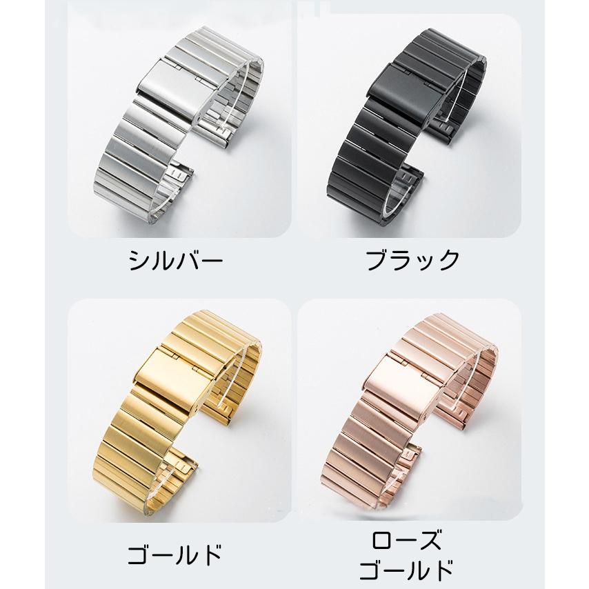 腕時計用交換ベルト AppleWatch ユニセックス 男女兼用 メンズ レディース ビジネス シンプル メタル 38 39 40mm 42 44 4 : KAWAeMON - 通販 ...