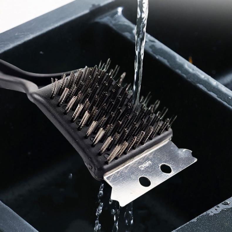 バーベキューブラシ グリルブラシ ヘラ 網用 鉄板用 掃除 清掃 汚れ取り 焦げ取り クリーナー BBQ : KAWAeMON - 通販 - Yahoo!ショッピング