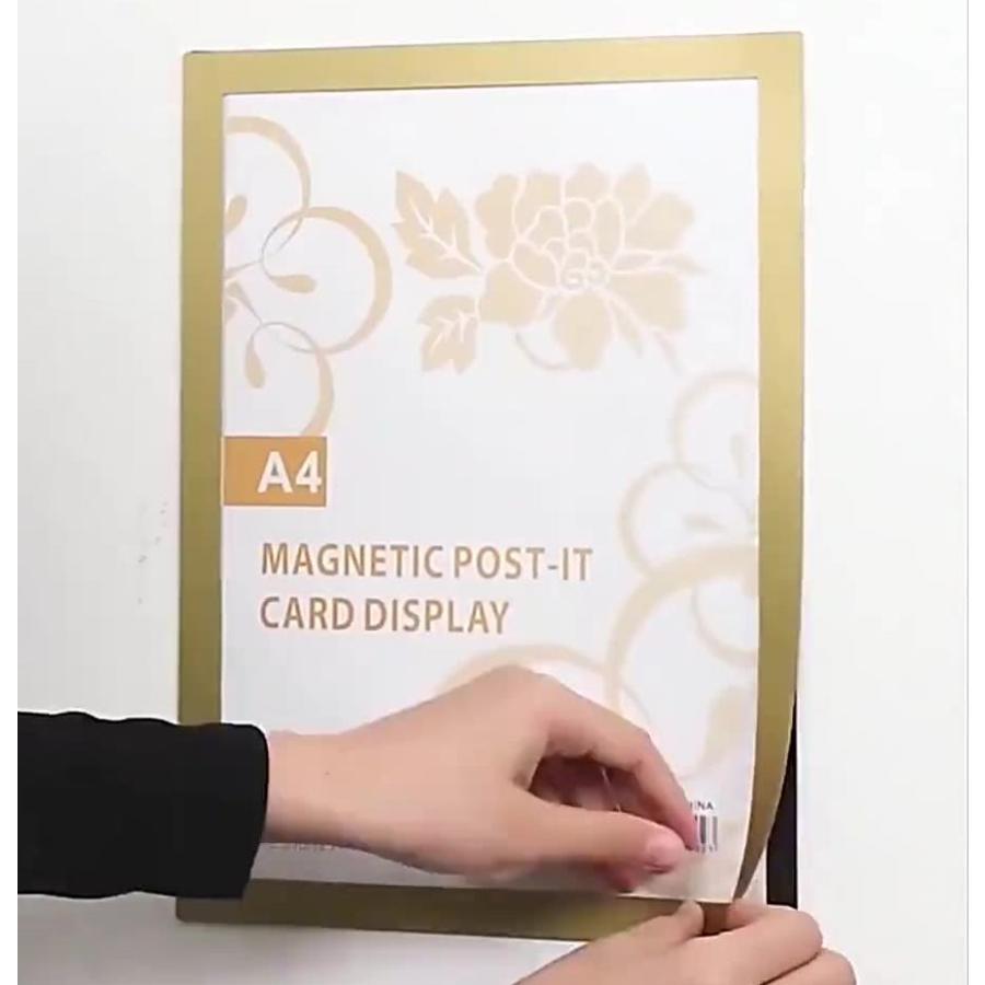 ポスターフレーム A3サイズ マグネット式 磁石 額縁 額 ポスターパネル コレクション フォトフレーム アートフレーム 賞状 絵 認定書 表彰状 印 : KAWAeMON - 通販 ...