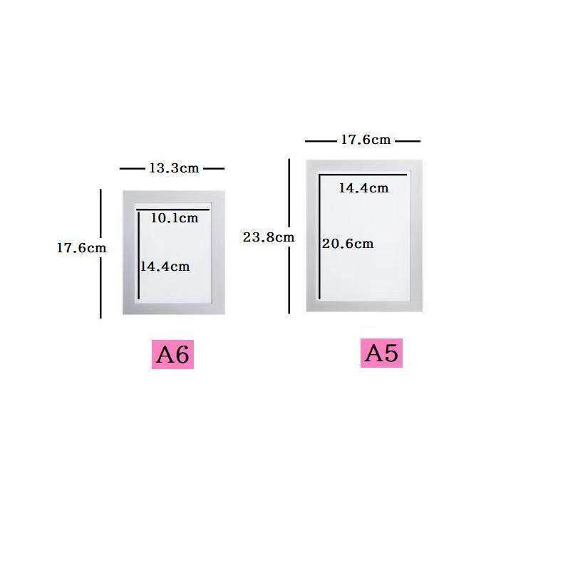ポスターフレーム A4 A5 A6 マグネット式 磁石 額縁 額 ポスターパネル コレクション フォトフレーム アートフレーム 賞状 絵 認定書 表彰 : KAWAeMON - 通販 ...