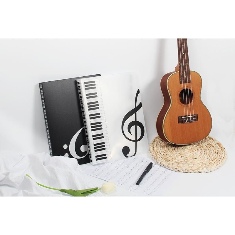 ファイルブック ファイルホルダー 楽譜入れ 文具 事務用品 A4 20ポケット 40ページ ドキュメント収納 書類整理 資料保管 音符 おしゃれ 譜面 : KAWAeMON - 通販 ...