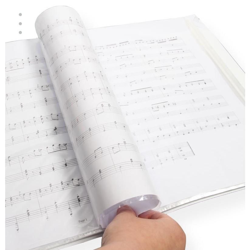 ファイルブック ファイルホルダー 楽譜入れ 文具 事務用品 A4 20ポケット 40ページ ドキュメント収納 書類整理 資料保管 音符 おしゃれ 譜面 : KAWAeMON - 通販 ...