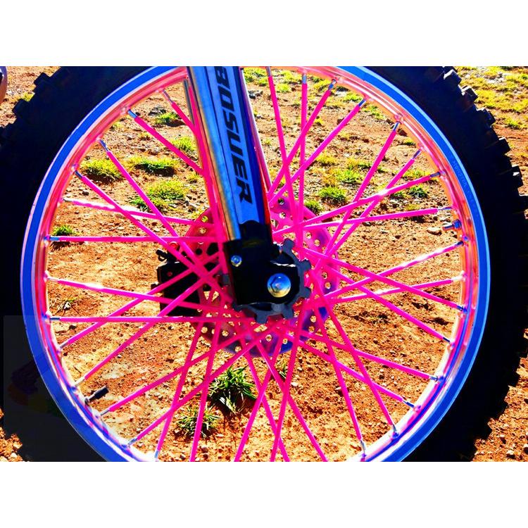 スポークスキン 72本セット スポークラップ カラースポーク バイク オートバイ スポークガード 錆 傷 汚れ隠し 保護 ドレスアップ 愛車 カラバリ : KAWAeMON - 通販 ...