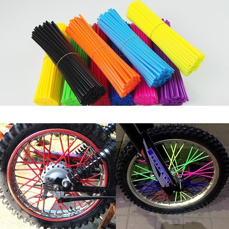 スポークスキン 72本セット スポークラップ カラースポーク バイク オートバイ スポークガード 錆 傷 汚れ隠し 保護 ドレスアップ 愛車 カラバリ : KAWAeMON - 通販 ...