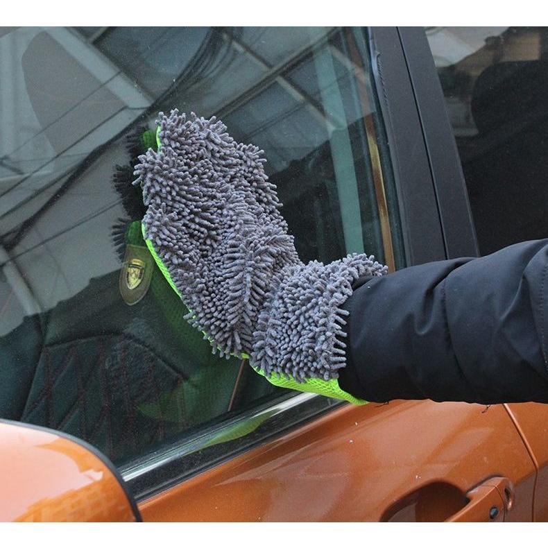 掃除 洗車 グローブ 手袋 1個 マイクロファイバー 5本指 ふき取り 隙間 スポンジ クロス タオル ホイール ボディ バイク : zak-65822 : KAWAeMON - 通販 ...