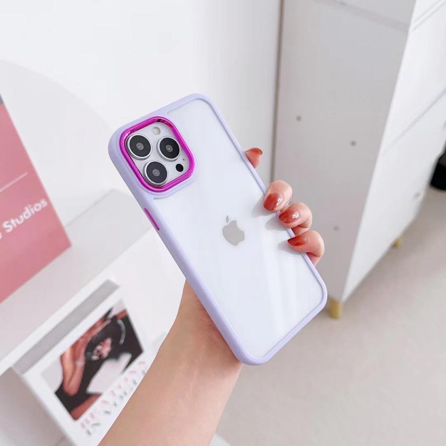 スマートフォンケース iPhoneケース スマホカバー アイフォンケース クリア 透明 くり抜き シンプル iPhone15 15Pro iPhone : KAWAeMON - 通販 ...