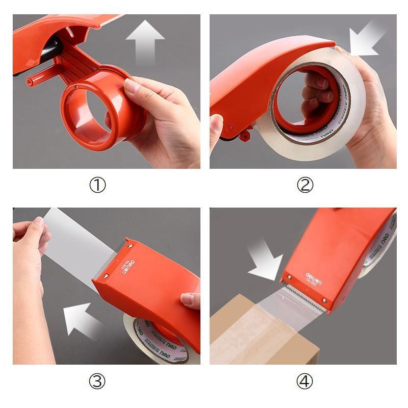 テープカッター 幅広 手持ち 大きめ 荷造り 出荷 DIY 引っ越し 梱包 レッド ブルー シンプル 梱包資材 日用品 クラフト ガムテープ 透明テー : KAWAeMON - 通販 ...