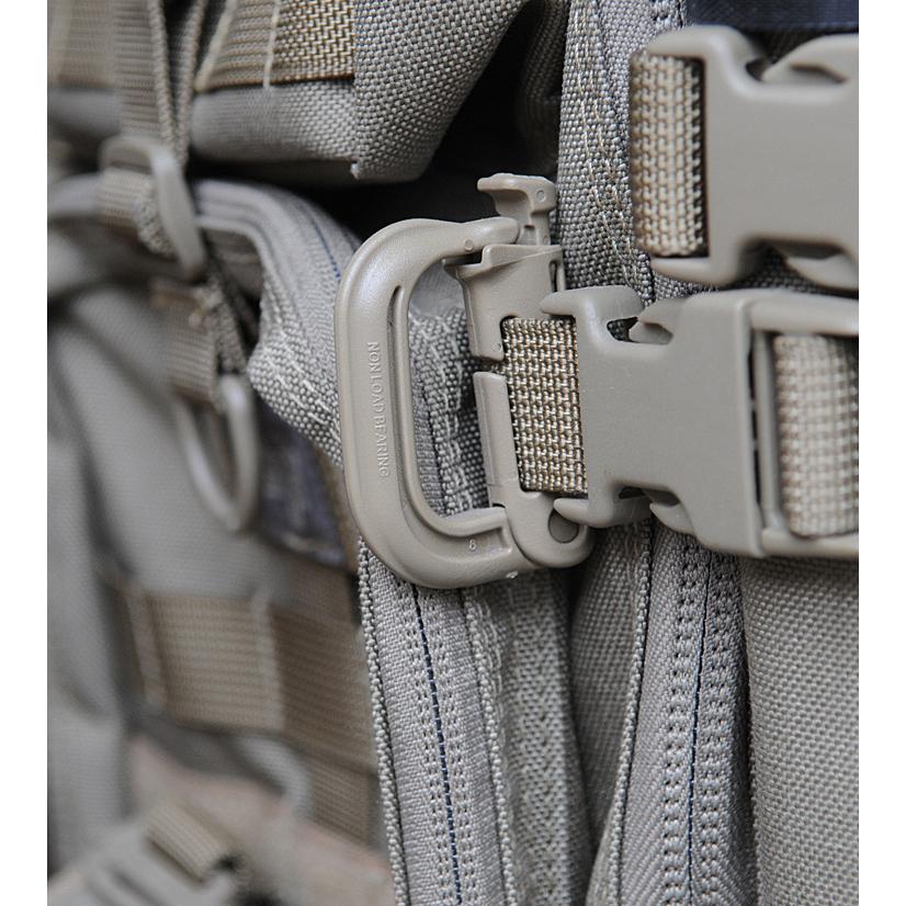 D型カラビナ 4個セット グリムロック Dリング バックル ベルトフック 小物掛け リュックサック バックパック ベスト 登山 アウトドア ミリタリー : KAWAeMON - 通販 ...