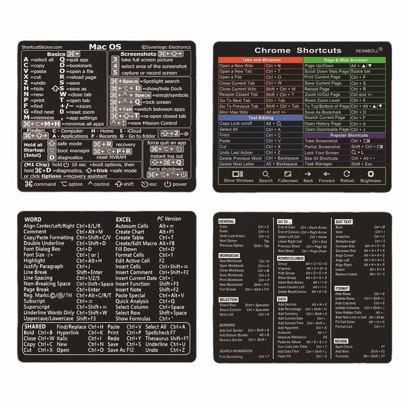 マウスパッド ショートカットキー Mac Windows word excel Chrome Photoshop パソコン ノートPC 滑り止め 便利 : KAWAeMON - 通販 ...