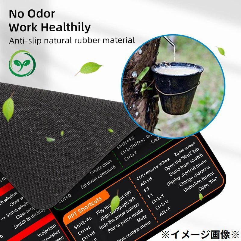 マウスパッド ショートカットキー Mac Windows word excel Chrome Photoshop パソコン ノートPC 滑り止め 便利 : zak-75092 ...