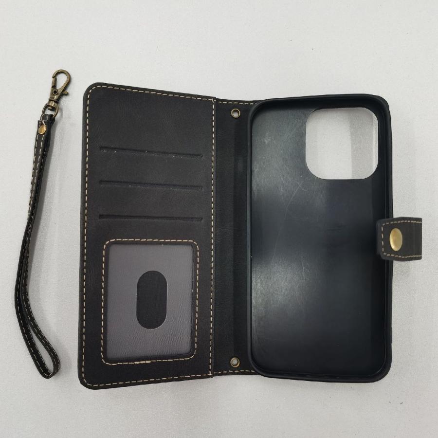 iPhoneケース iPhoneカバー 12 13 14 pro max plus mini 手帳型 マグネット 磁石 カード 収納 PUレザー 合皮 : KAWAeMON - 通販 ...