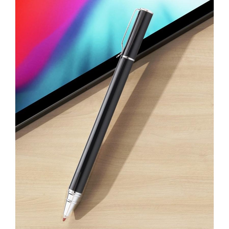 タッチペン スタイラスペン 2way 2in1 スマートフォン タブレット ゲーム 透明ディスク 細い線 安定感 イラスト 曲線 キャップ付き 持ち運 : KAWAeMON - 通販 ...
