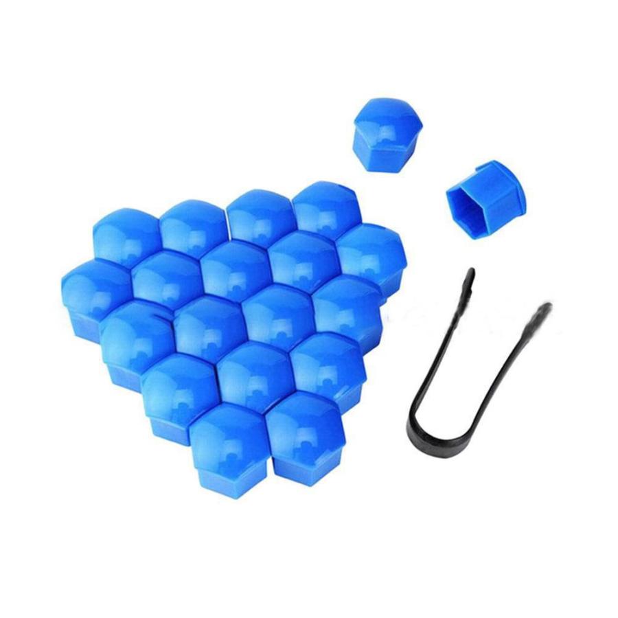 ホイールキャップ 20個セット キャップ外し付き クリップ付き ホイルキャップ ナットキャップ ホイールナットキャップ ナットカバー 17mm 18m : KAWAeMON - 通販 ...