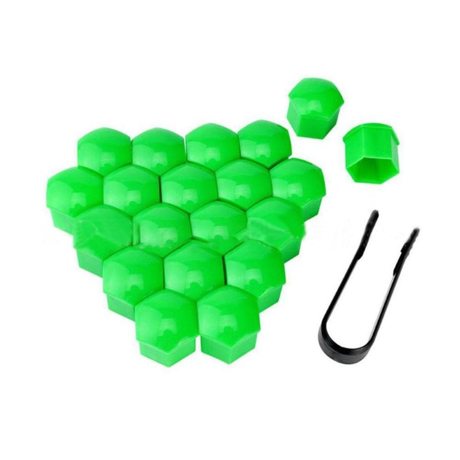 ホイールキャップ 20個セット キャップ外し付き クリップ付き ホイルキャップ ナットキャップ ホイールナットキャップ ナットカバー 17mm 18m : KAWAeMON - 通販 ...