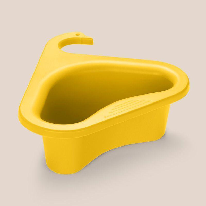 三角コーナー 水切り シンクストレーナー ゴミ受け 排水ラック キッチンダストボックス シンクポケット 生ゴミ入れ スポンジ置き : KAWAeMON - 通販 - Yahoo!ショッピング