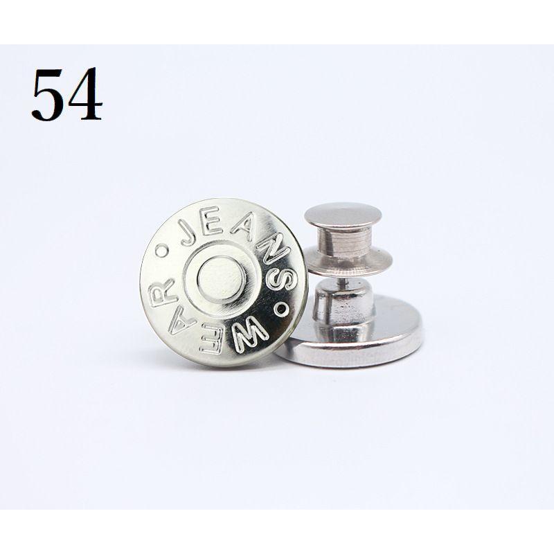 ジーンズボタン 2個セット デニムボタン 17mm タックボタン ウエスト調整 交換 DIY 取付け簡単 お直し 柄入り 付け替え リメイク おしゃれ : zak-85868-1 ...