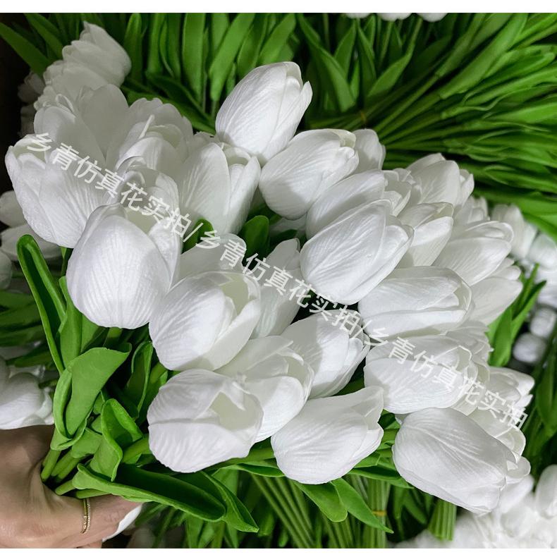 造花 チューリップ 3本セット インテリア ホワイト ピンク イエロー シンプル 長め かわいい カラフル : KAWAeMON - 通販 - Yahoo!ショッピング