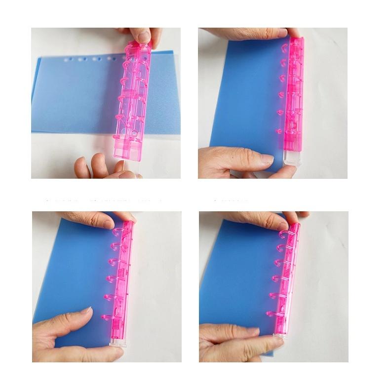 バインダーリング ルーズリーフリング 6穴 A7 留め具 とじ具 DIY 製本 資料保存 整理 カレンダー 手帳 アルバム システム手帳 ファイル : KAWAeMON - 通販 ...