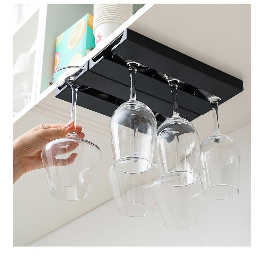 ワイングラスホルダー 吊り下げ シングル 単品 1列 1個 差し込み式 グラスハンガー グラスラック キッチン 台所 吊り戸棚 カウンター 貼り付け : KAWAeMON - 通販 ...