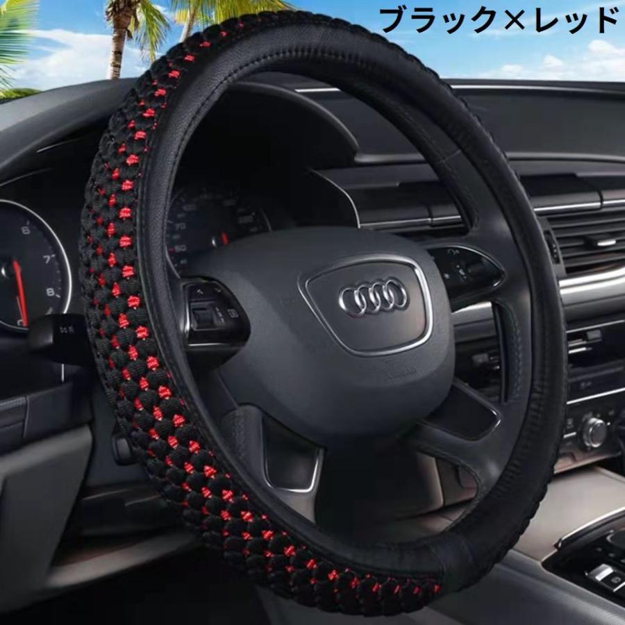 ハンドルカバー ステアリングカバー 36 38 40 42 45 47 50cm O型 マイクロファイバーレザー 通気性 内装用品 軽自動車 普通車 : KAWAeMON - 通販 ...