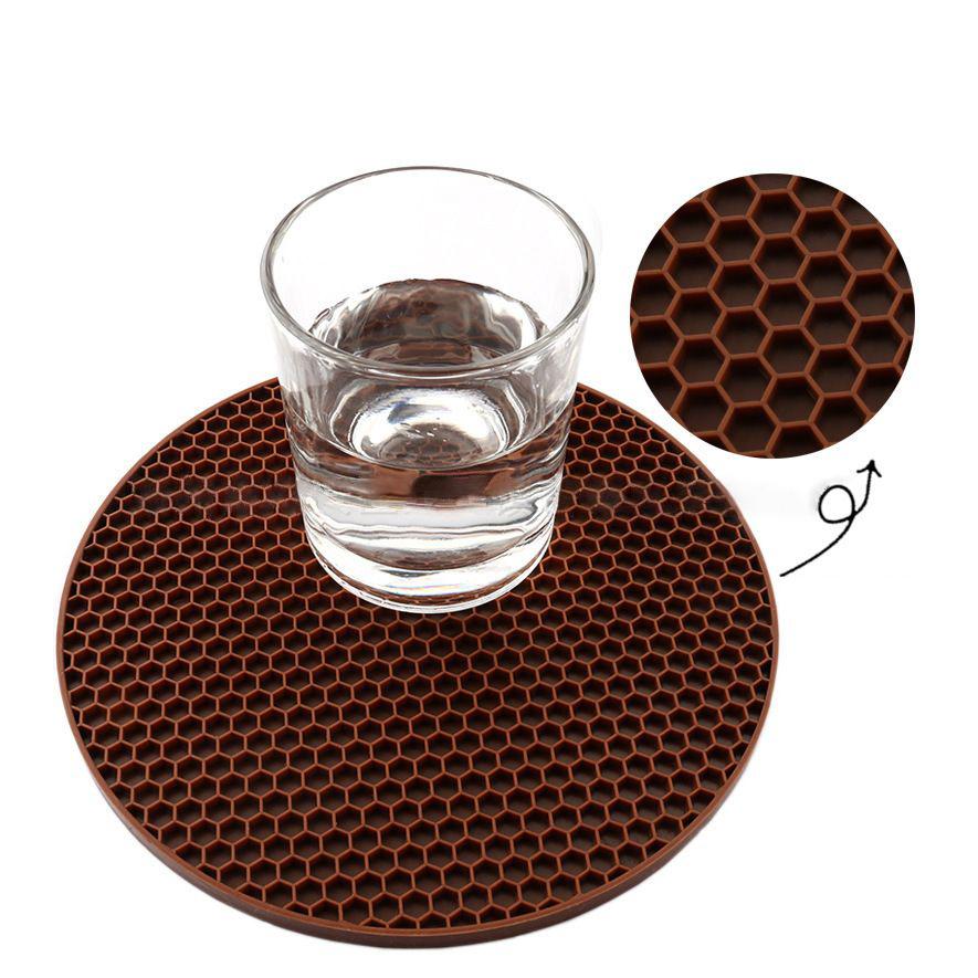 鍋敷き 鍋置き シリコン 円形 丸型 ラウンド型 耐熱 洗える 滑り止め ソフト 柔らかい 柔軟 カラフル カラバリ豊富 キッチンツール : KAWAeMON - 通販 - Yahoo!ショッピング