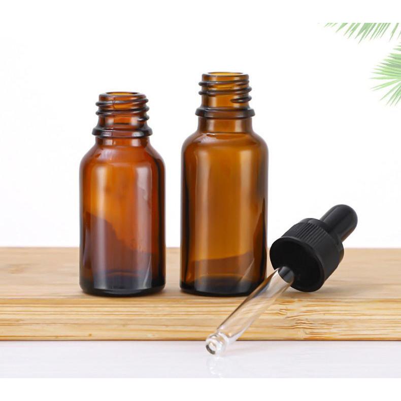 遮光瓶 スポイトボトル ガラス製 保存容器 アロマオイル エッセンシャルオイル 精油小分け 茶色 小瓶 容量15 20 30ml : KAWAeMON - 通販 - Yahoo!ショッピング