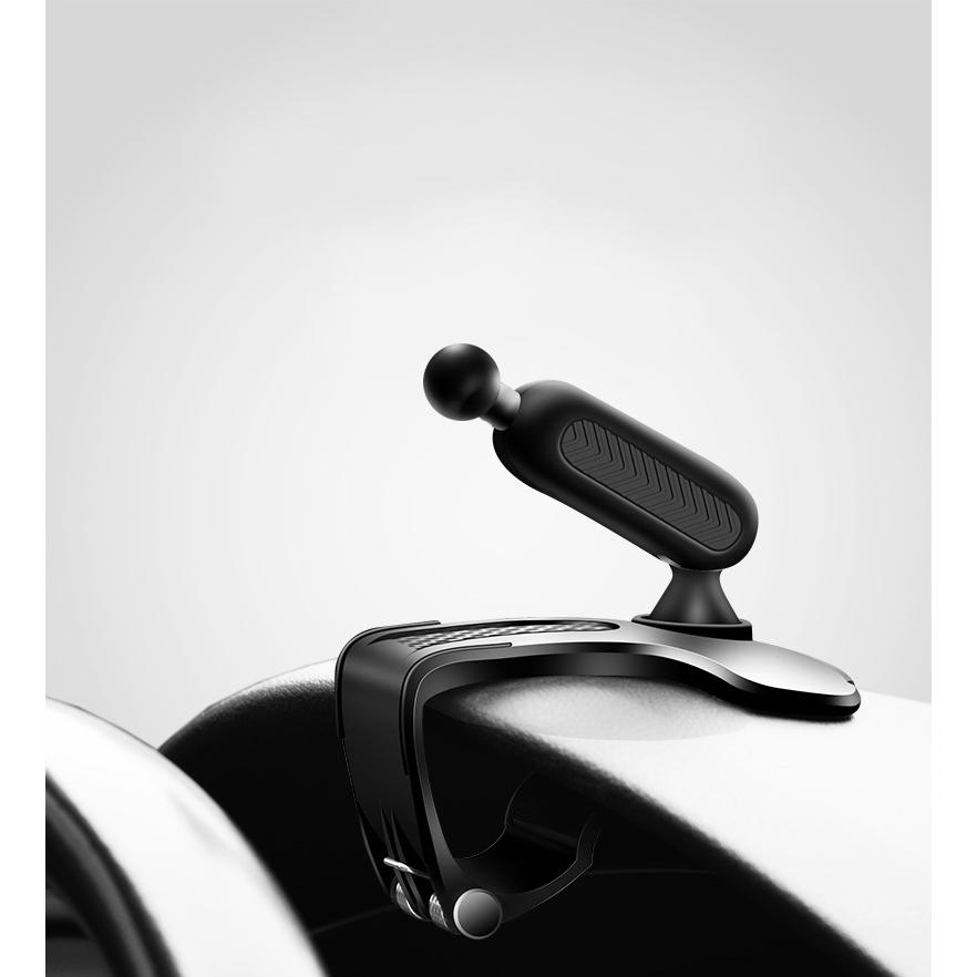 車載用ホルダー スマホホルダー カーホルダー クリップ式 360度回転 ダッシュボード サンバイザー シンプル ドライブ 旅行 黒 : KAWAeMON - 通販 - Yahoo!ショッピング