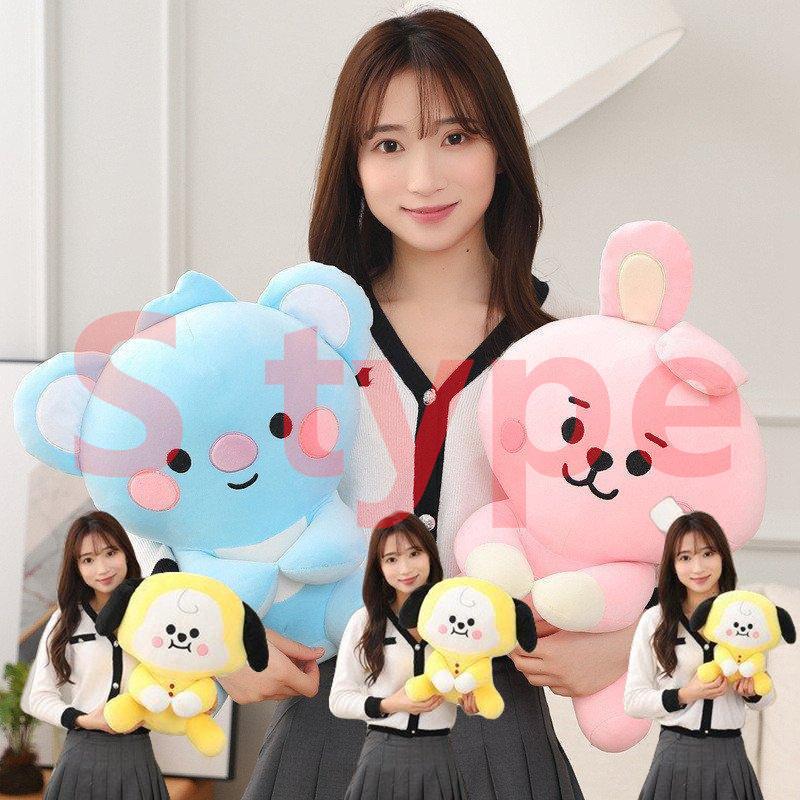 BT21 グッズ ぬいぐるみ BTS 大きい ふわふわ 芸能人 韓流 座り姿 かわいい 萌えグッズ 応援 誕生日 子供 プレゼント ギフト 25cm 35cm 45cm : S type ...