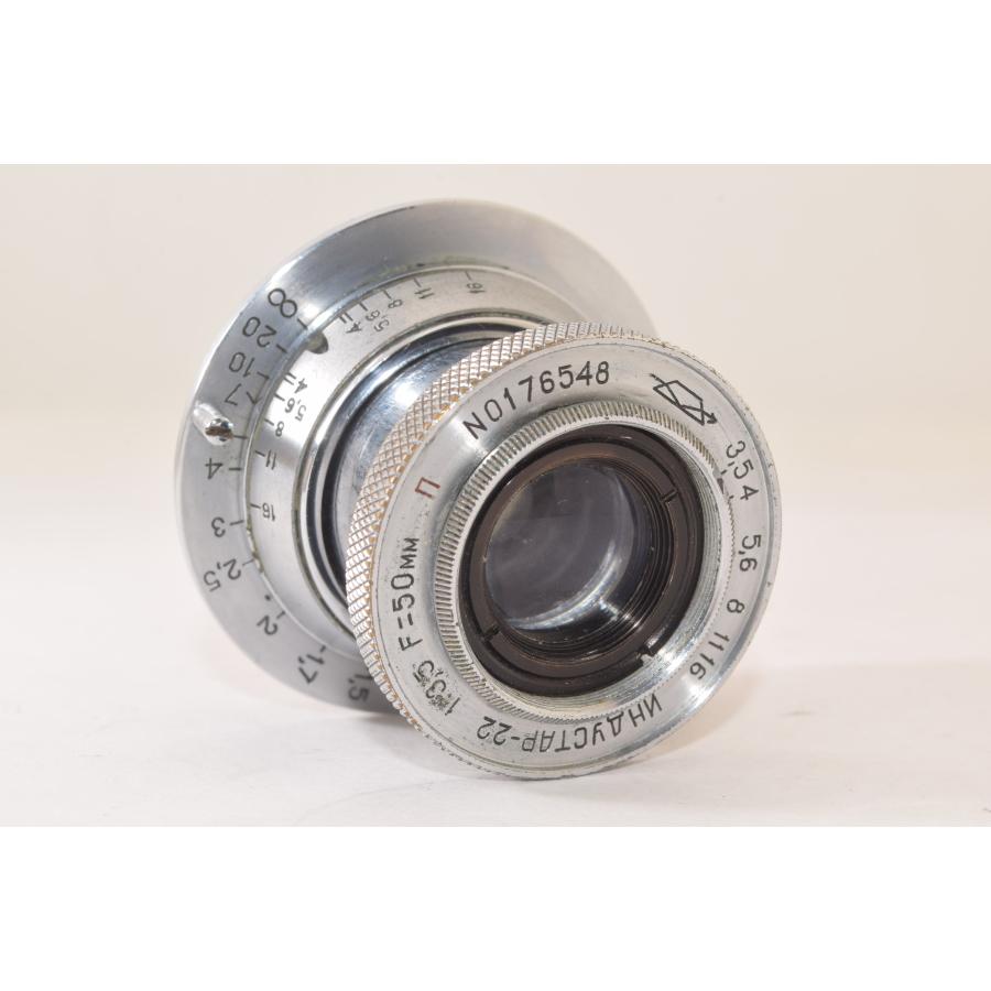 ★美品★ インダスター INDUSTAR-22 50mm F3.5 L39 Leicaマウント ロシアレンズ 2503027 ...