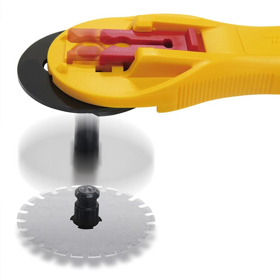 OLFA オルファ カッター 円形刃 ミシン目ロータリー28 235B : カワチ画材ヤフー店 - 通販 - Yahoo!ショッピング