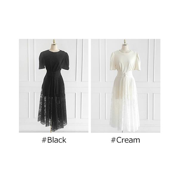 セットアップ レディース ミニワンピース スカート 半袖 ロング丈