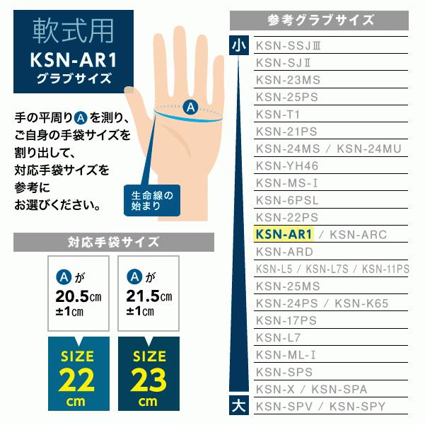 久保田スラッガー 軟式 グローブ 内野 オーダー カワイオリジナル 野球 KSN-AR1-K27 右投げ用 ブラック×グレー×トレンチ : カワイスポーツ - 通販 - Yahoo!ショッピング