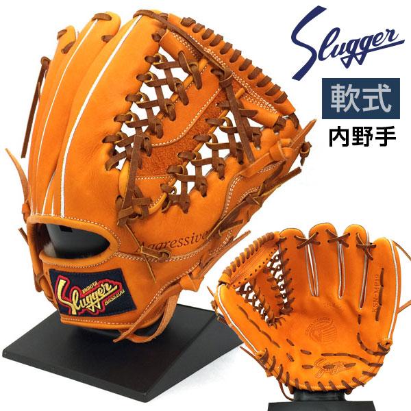 久保田スラッガー 軟式 グローブ 内野手 野球 KSN-MP19 右投げ用 DPオレンジ×タン : sl-ksn-mp19-dpot : カワイスポーツ - 通販 - Yahoo!ショッピング