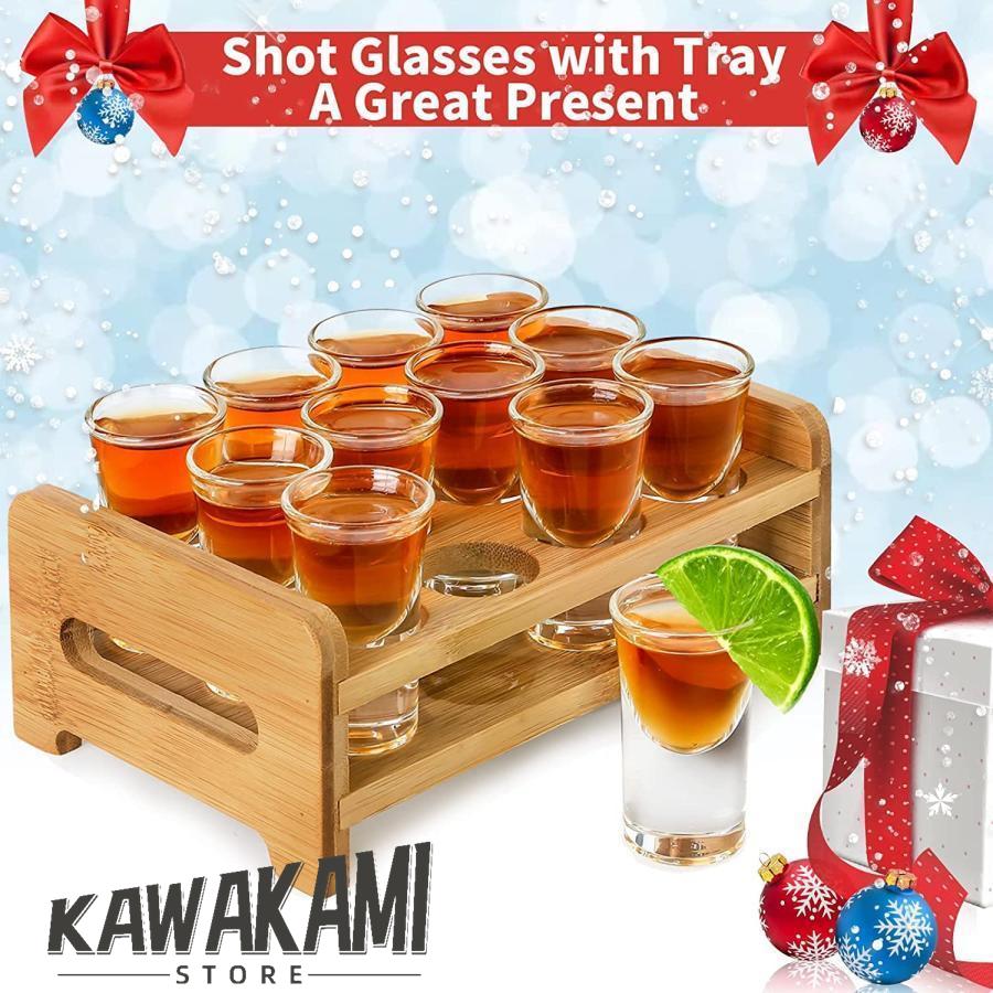 ショットグラスセット 12個-15cc / 15ml クリアショットグラス、ミニショットグラス、ウイスキーグラスセット、パーティー、バー、クラブ用 :p21002201bbdb:川上ストア ...