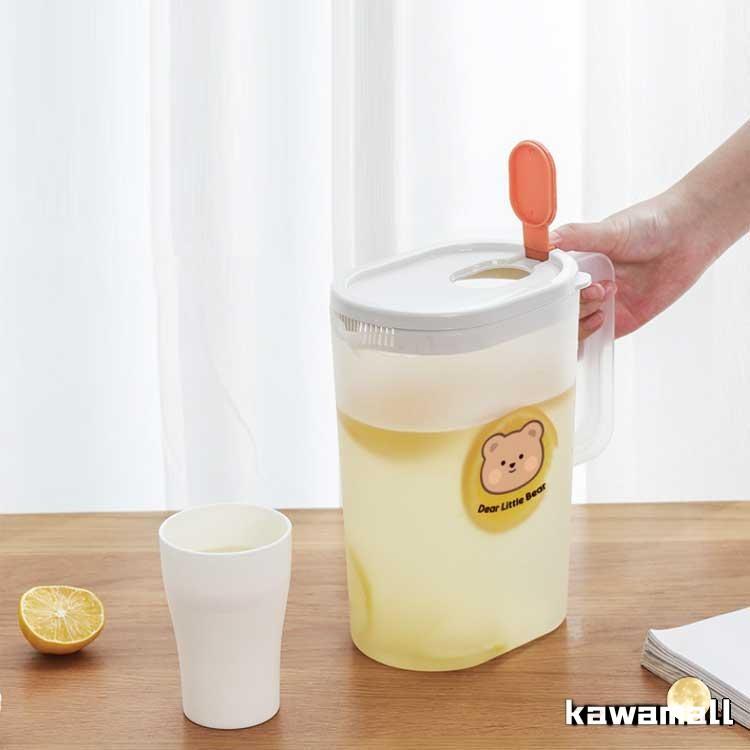 2400ml 麦茶ポット 2個セット ジャグ 大容量 水出しポット スリムジャグ 冷水ポット 冷茶 冷蔵庫 水差し プラスチック ドリンク : カワモール - 通販 - Yahoo!ショッピング