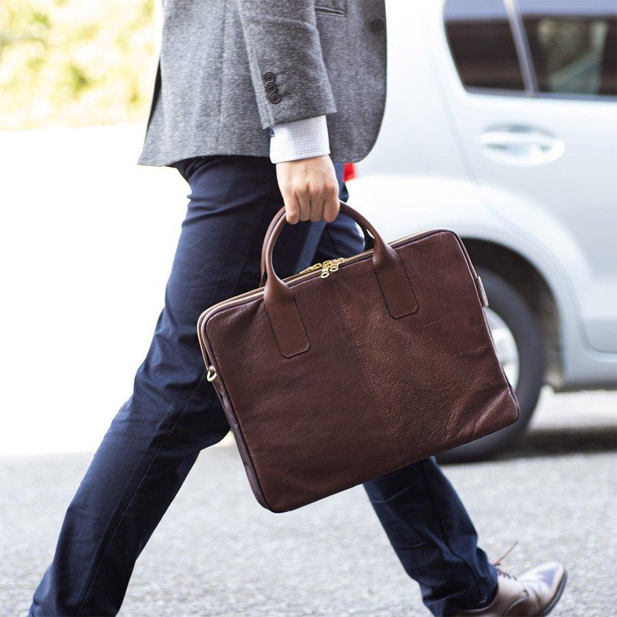 ビジネスバッグ ブリーフケース 小型 軽量 薄型 2way A4 ピッグスキン 豚革 日本製 AGILITY affa アジリティ アッファ ペガーズビジネス :0921-rs:革の物語 ...