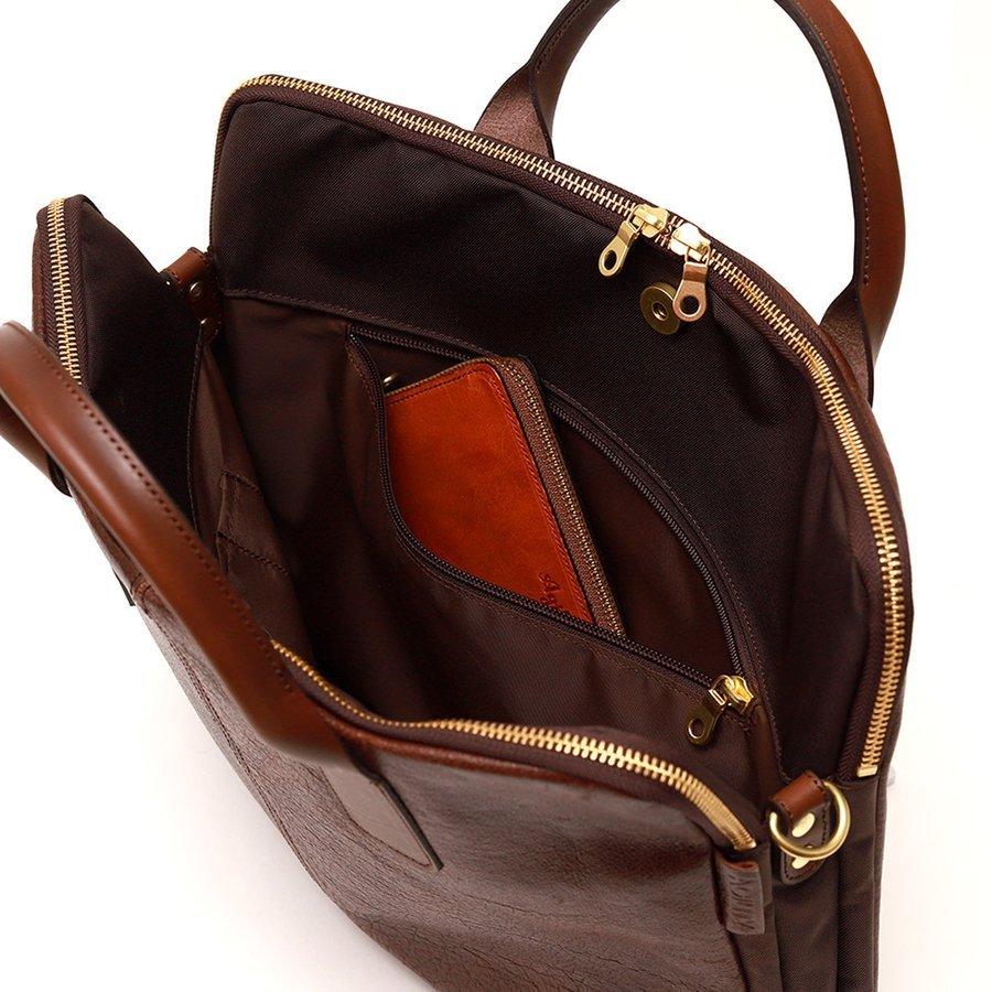 ビジネスバッグ ブリーフケース 小型 軽量 薄型 2way A4 ピッグスキン 豚革 日本製 AGILITY affa アジリティ アッファ ペガーズビジネス :0921-rs:革の物語 ...